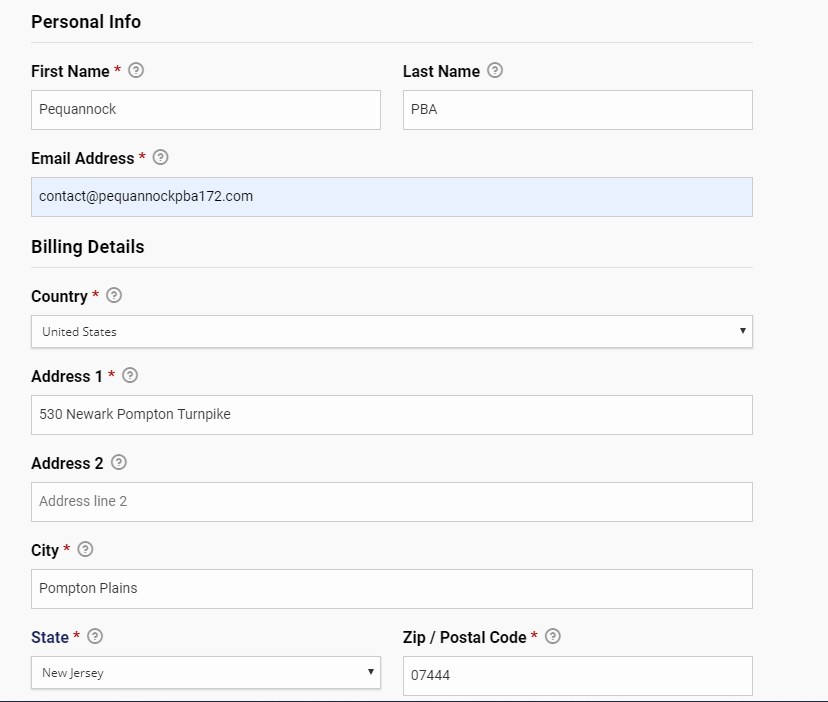 Pequannock Police (PBA Local 172) Launch Digital Donation Platform